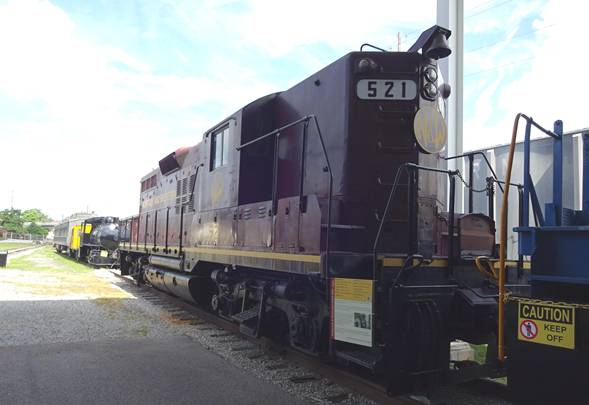I thenphotographed various pieces of equipment on display including former Norfolk and Western ...